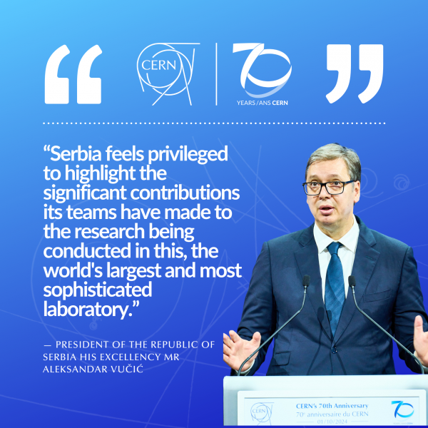 CERN’s 70th anniversary ceremony – CERN70
